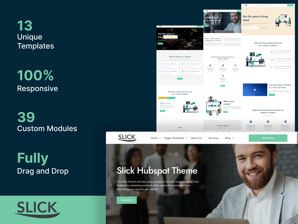 Slick Theme by hubbase.io